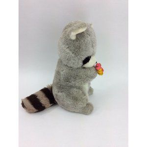 Gund | Toys | Gund Raccoon Holding Flowers 976 Plush Stuffed Animal ...